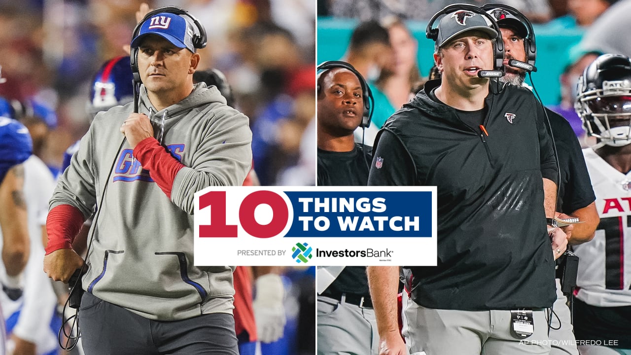 10 things to watch in Giants vs. Falcons