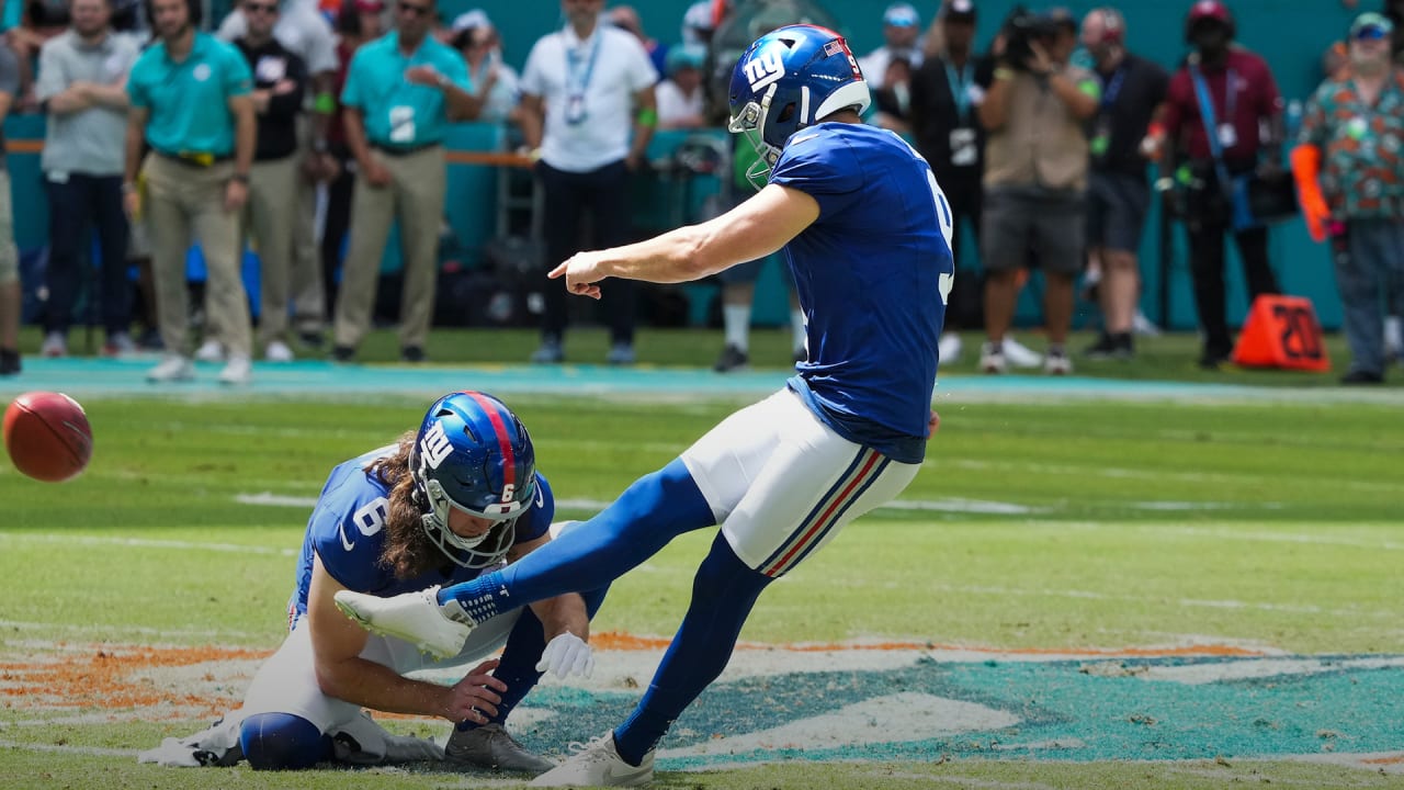 Graham Gano drills 51-yard FG | Giants vs. Dolphins Highlights