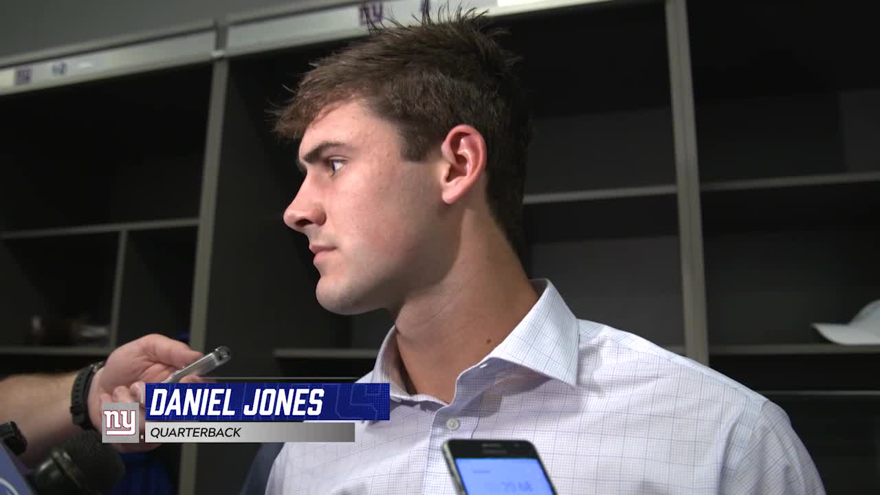 Daniel Jones on regular season debut