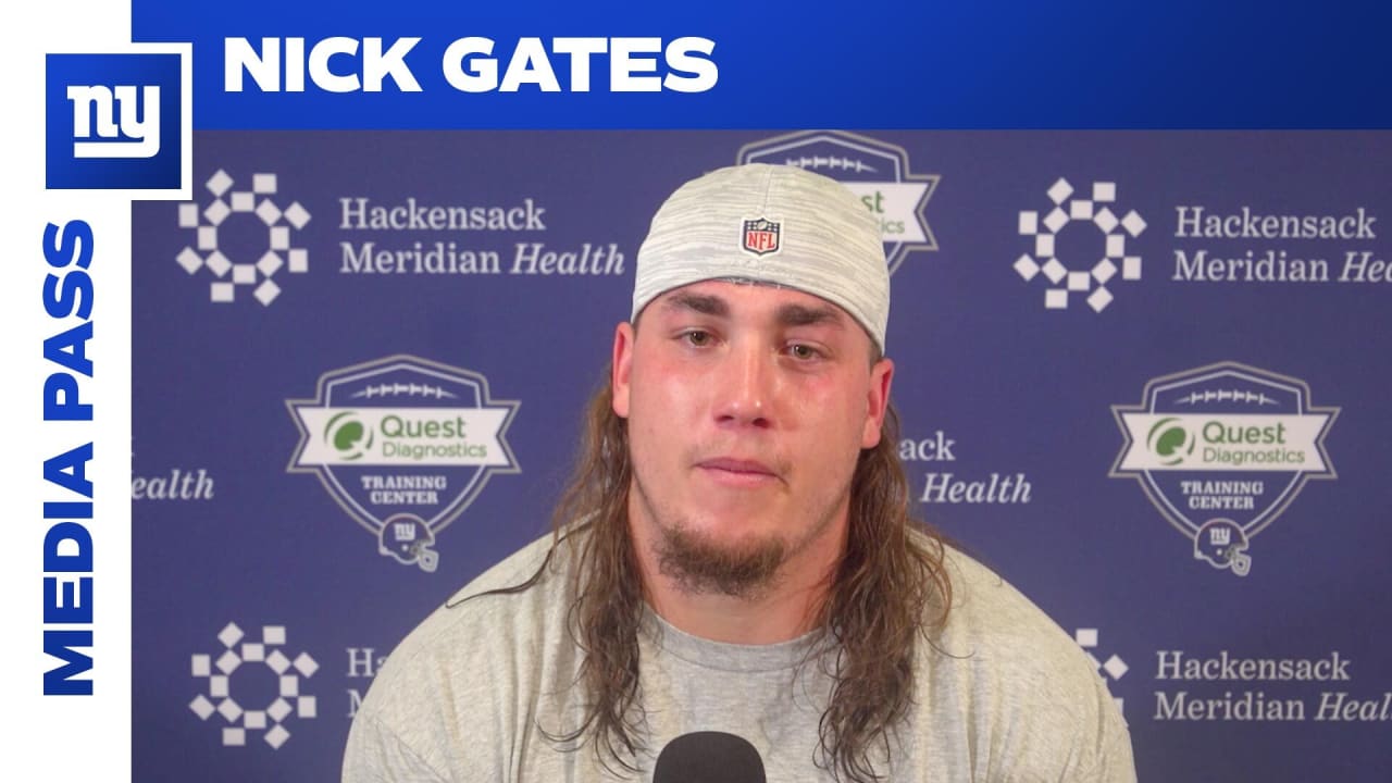 C Nick Gates on working with new OL coach Rob Sale