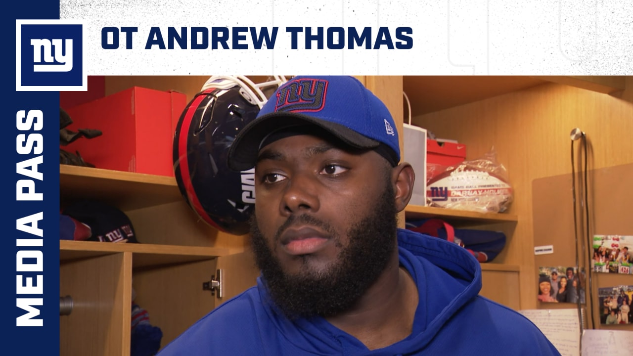 OT Andrew Thomas on the challenge of facing the Commanders' D-Line