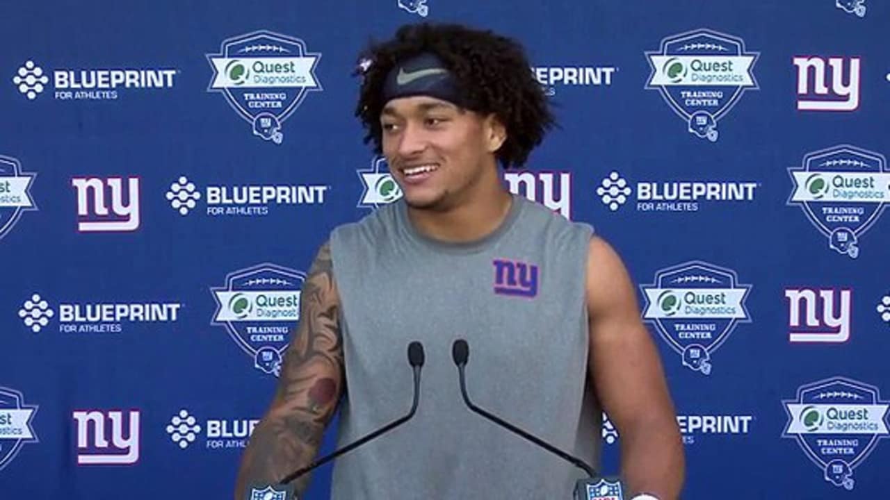TE Evan Engram on learning at practice