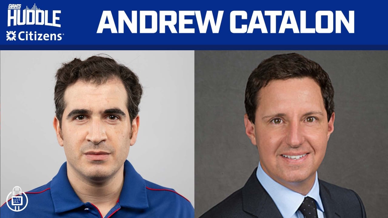 Giants Huddle | Andrew Catalon