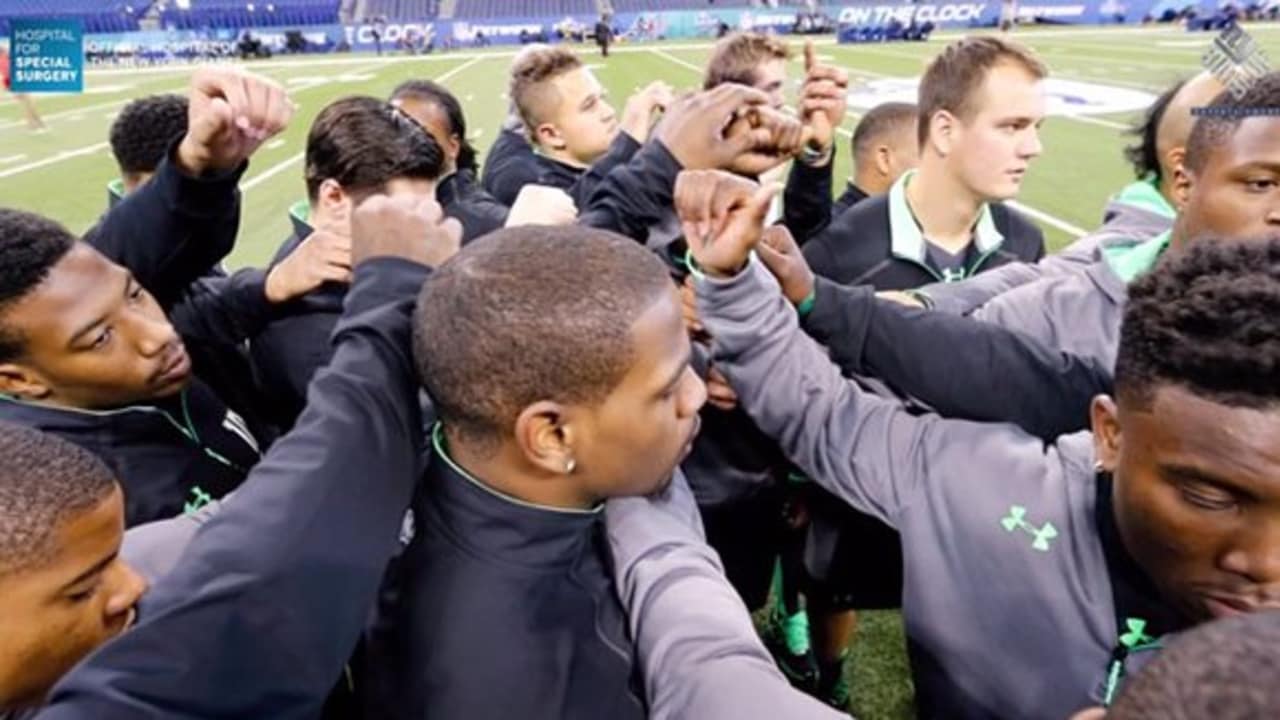 At the NFL Combine with Dr. Scott Rodeo