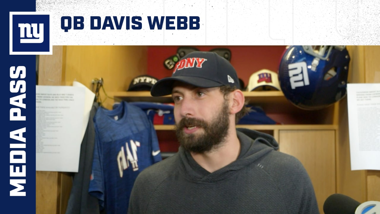 QB Davis Webb on preparing if number is called