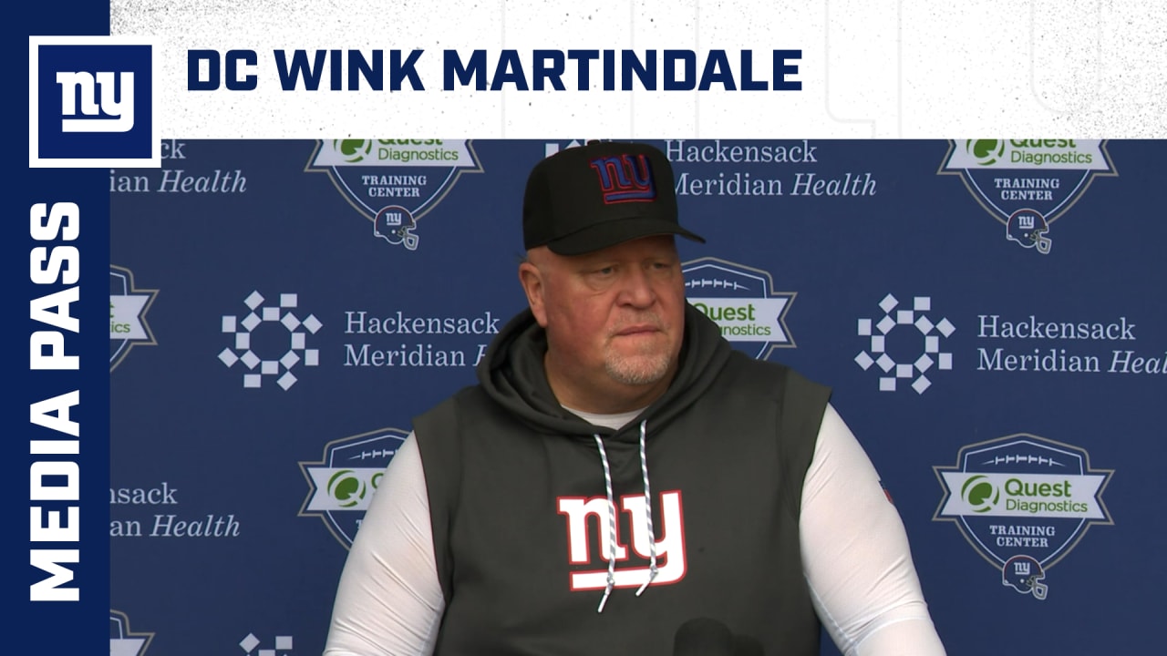 DC Wink Martindale: 'We're starting to really catch our stride'