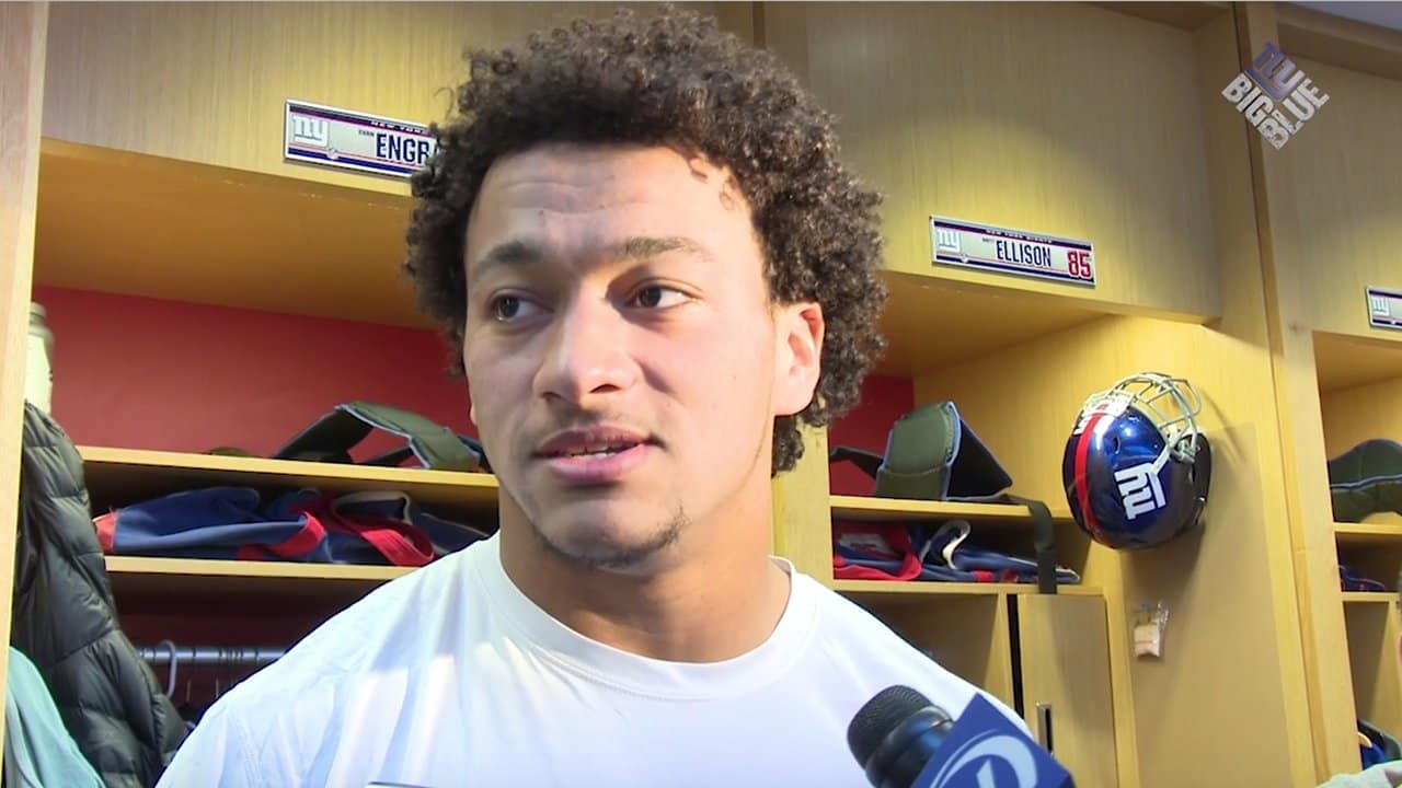 TE Evan Engram on growing into a leadership role on Giants