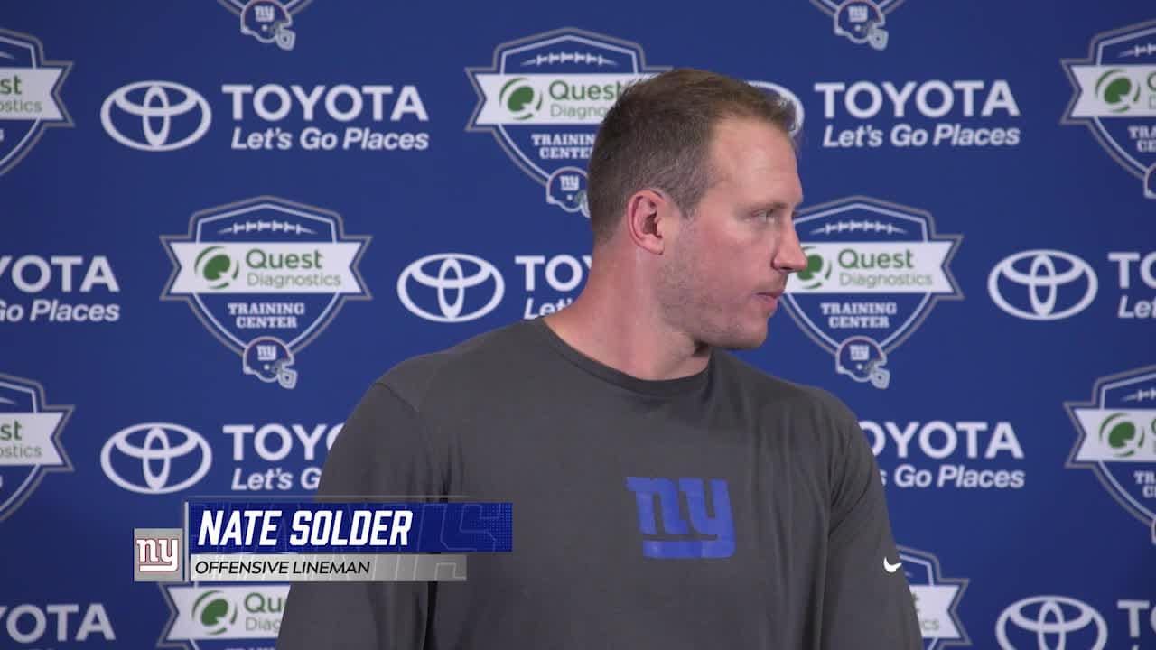 OT Nate Solder discusses excitement for season