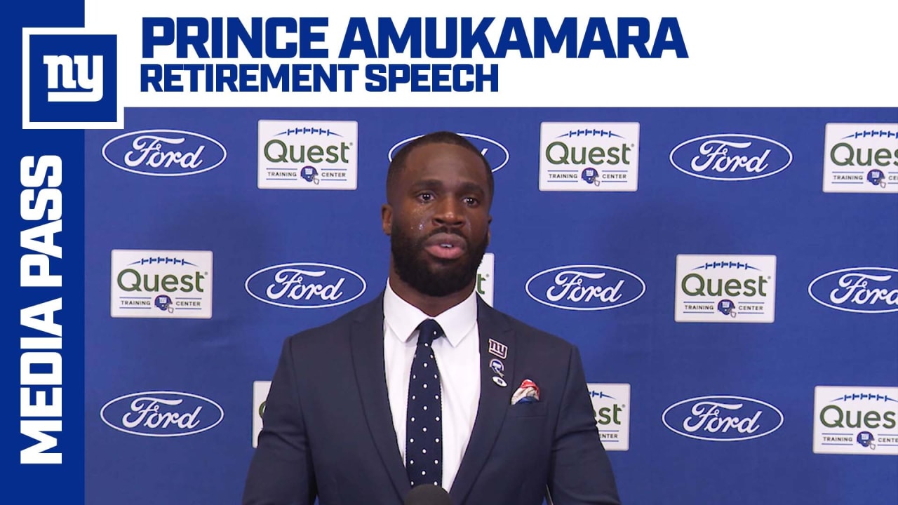Once a Giant, Always a Giant: Prince Amukamara retirement speech