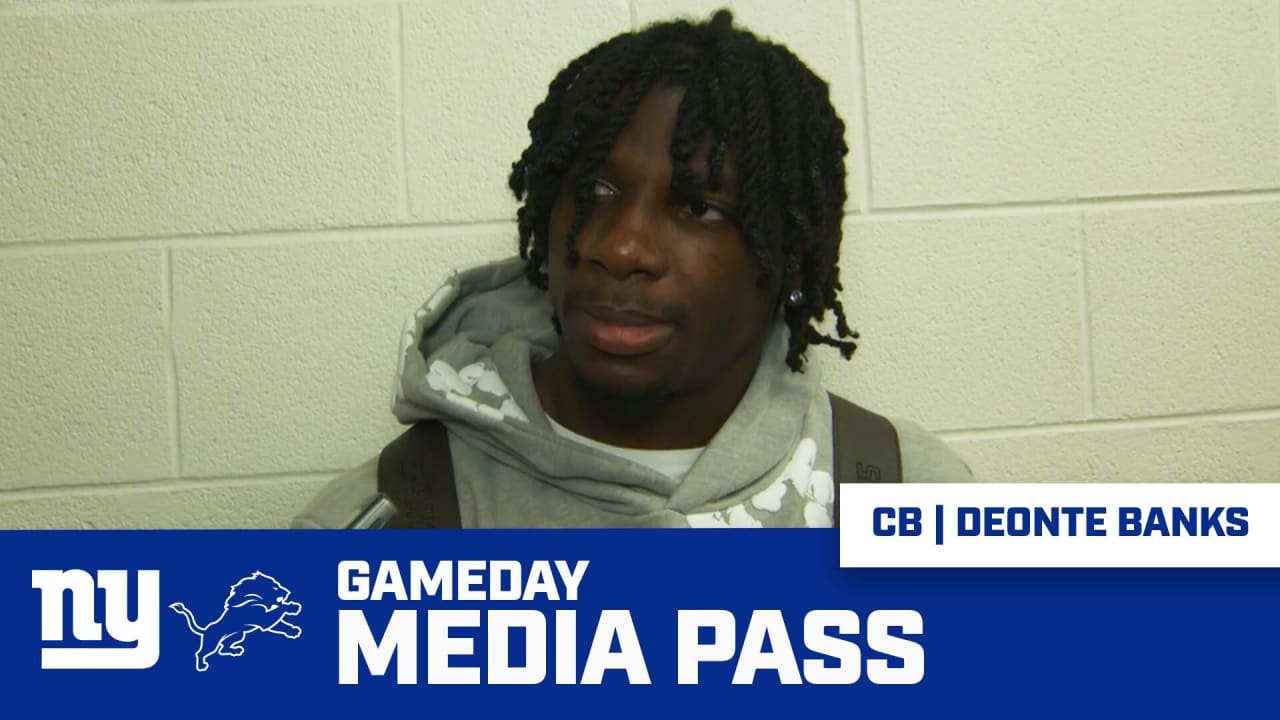 CB Deonte Banks on seeing first NFL action