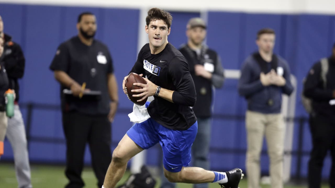 Best of Duke quarterback Daniel Jones' pro day