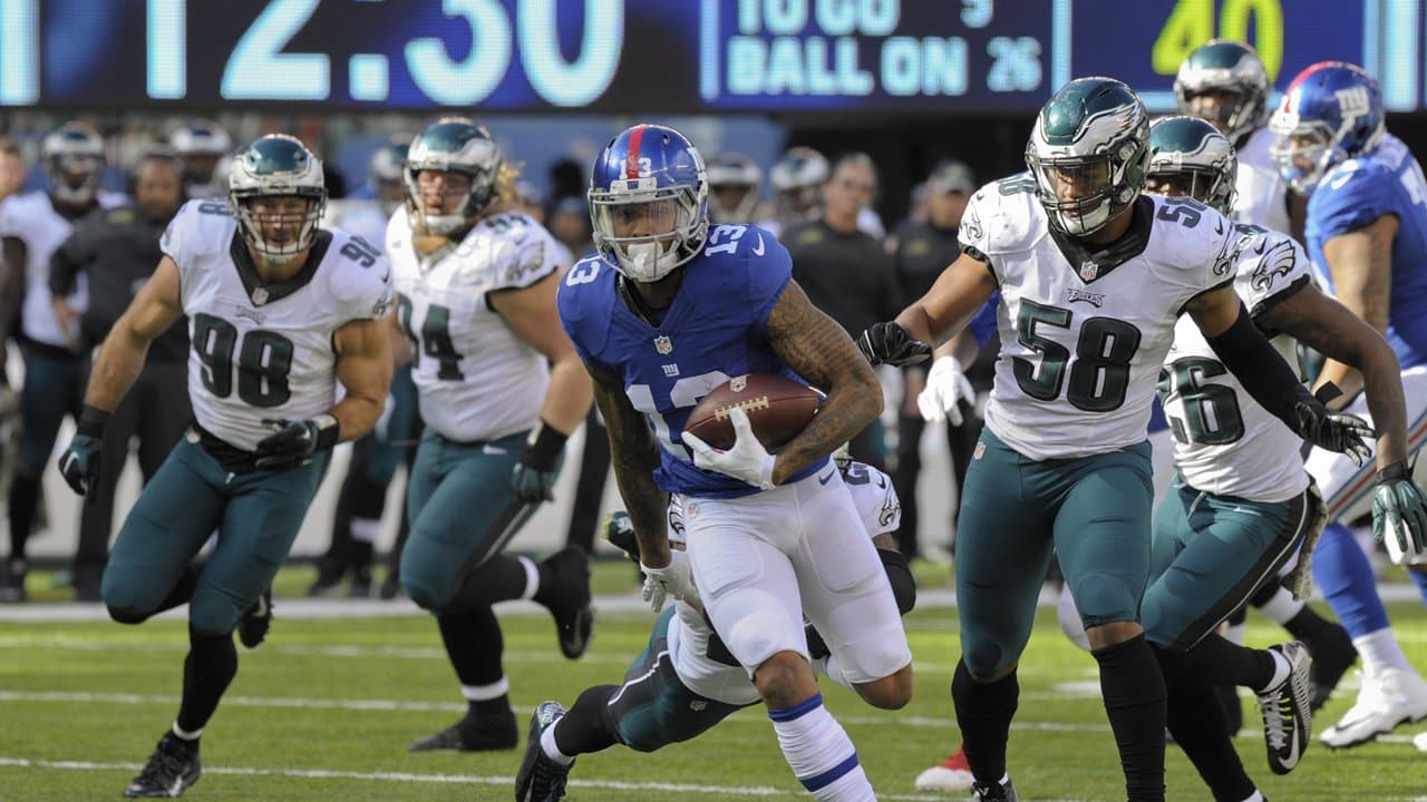 From the sidelines: Giants vs. Eagles