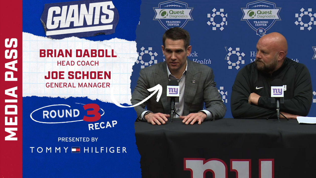 Joe Schoen, Brian Daboll on Joshua Ezeudu, Cor'Dale Flott