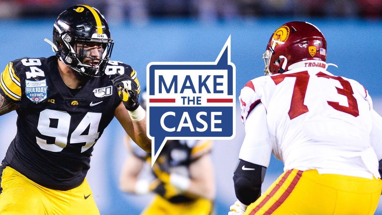 USC Trojans OT Austin Jackson vs. Iowa Hawkeyes EDGE A.J. Epenesa: What ...