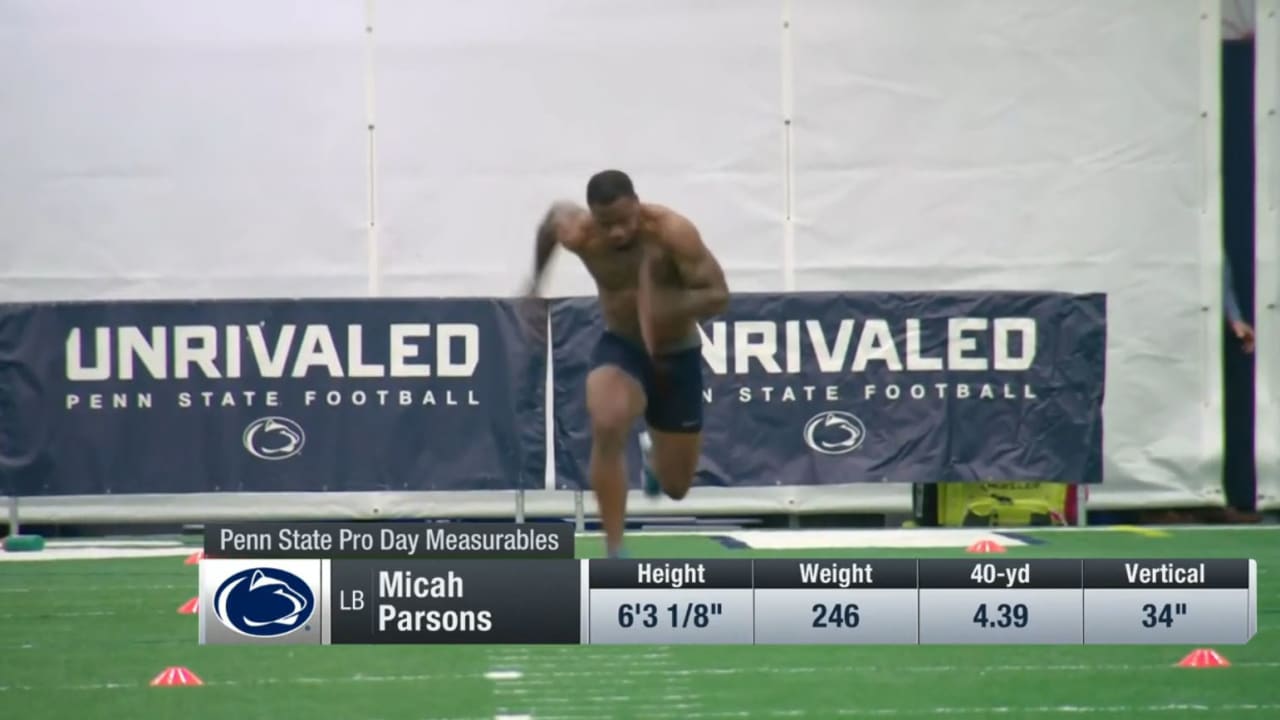 Takeaways from LB Micah Parsons' Penn State pro day