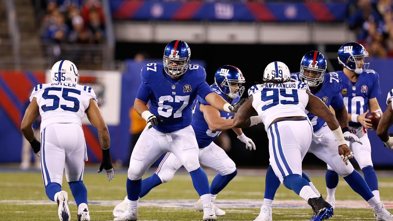 Photos: Giants offensive line