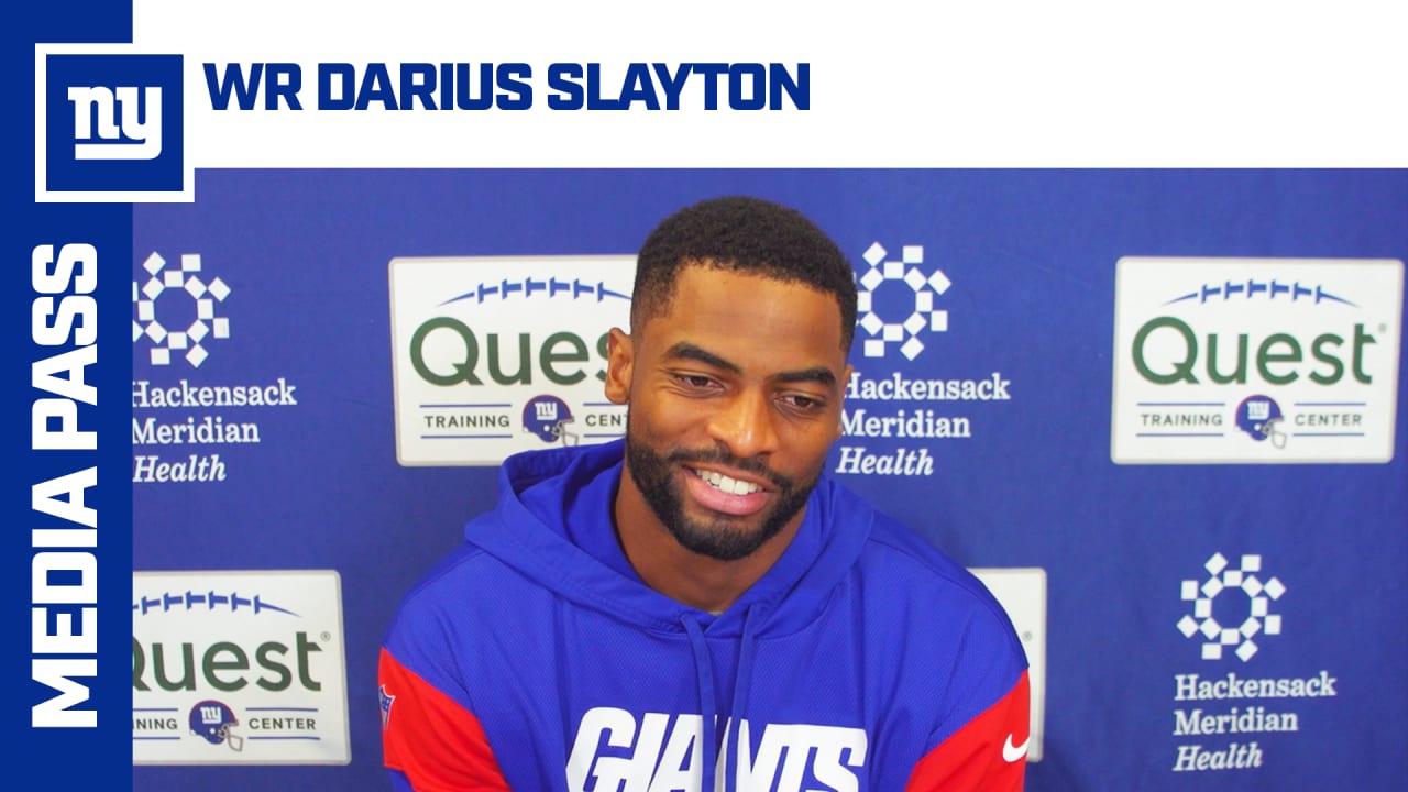 WR Darius Slayton: 'I do my best to help out the young guys'