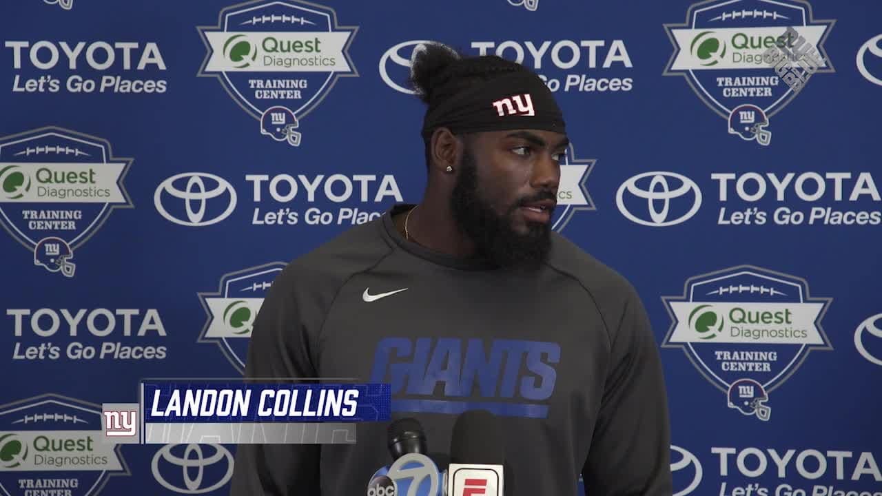 Safety Landon Collins says he is full-go at practice