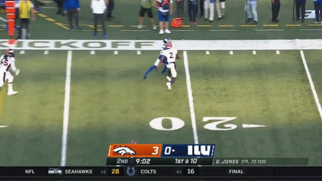 Sterling Shepard scores first TD of 2021 | Giants vs. Broncos Highlights