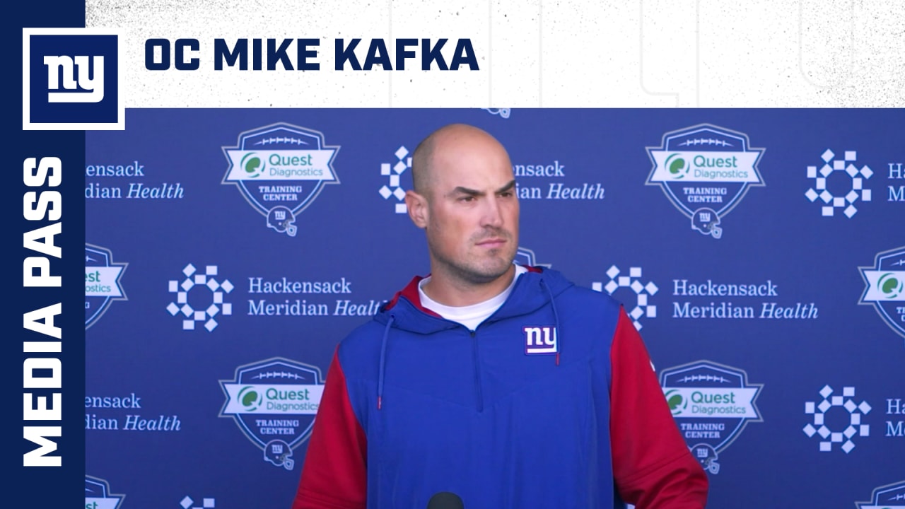 OC Mike Kafka: 'Inside the building, we have a plan'