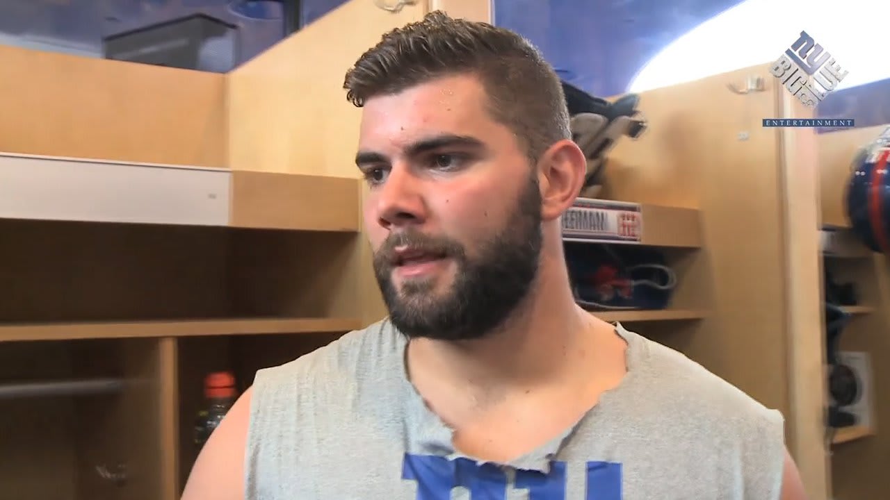 RT Justin Pugh on the new offensive line