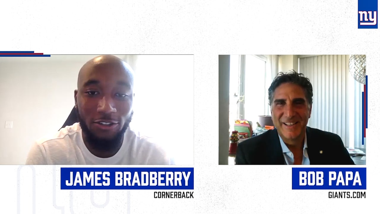 Video chat: James Bradberry talks joining Giants with Bob Papa