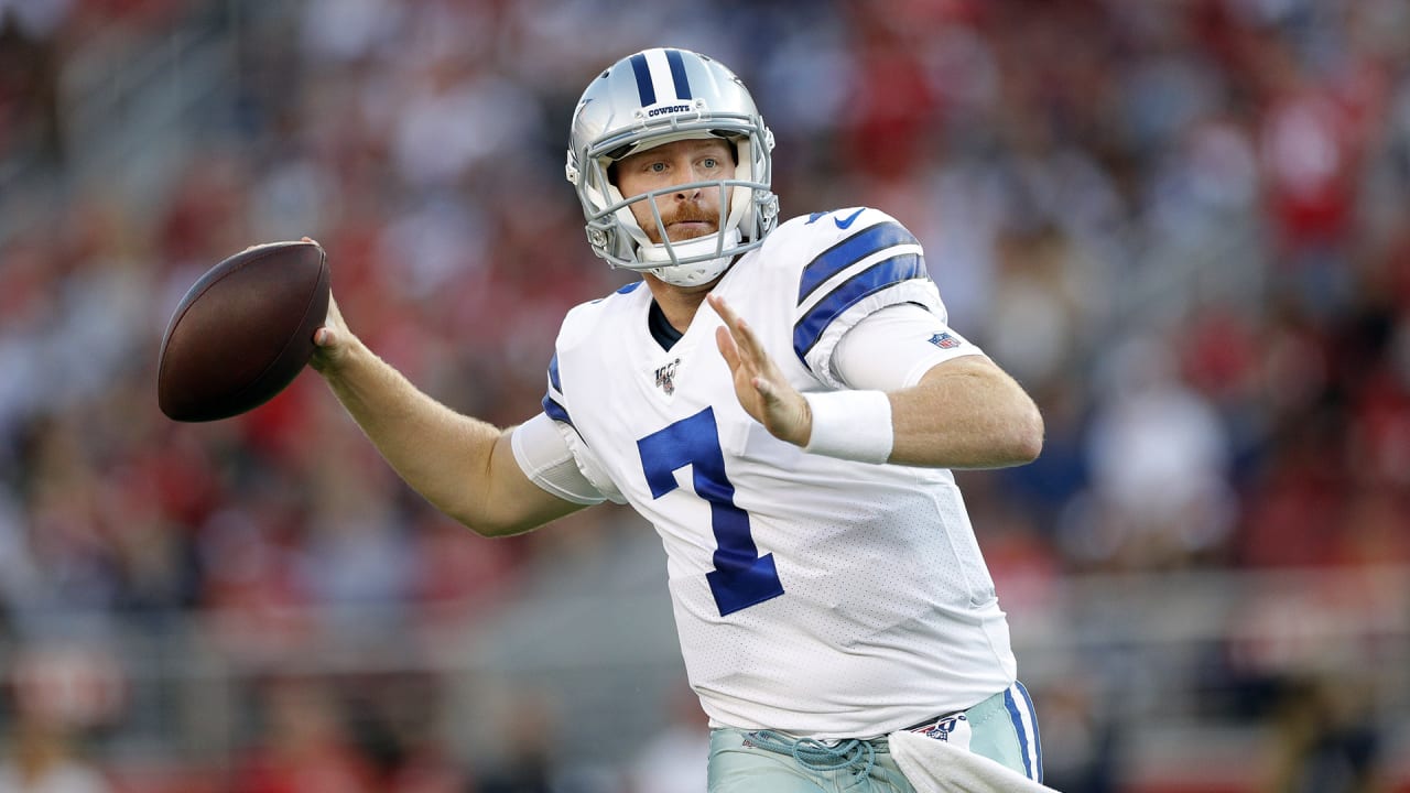 Giants claim former Cowboys QB Cooper Rush off waivers; WR Reggie White ...