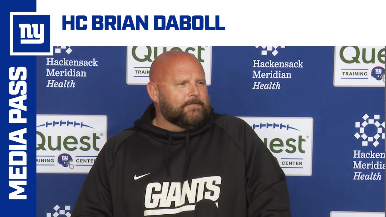 Coach Brian Daboll's final updates heading into Sunday