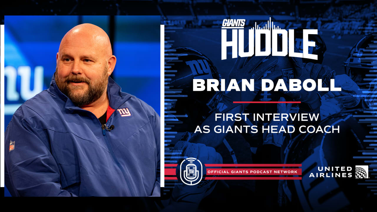 Giants Huddle | Brian Daboll's first interview as Giants Head Coach