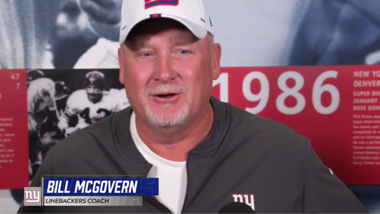 LB Coach Bill McGovern on the state of the linebacker corps