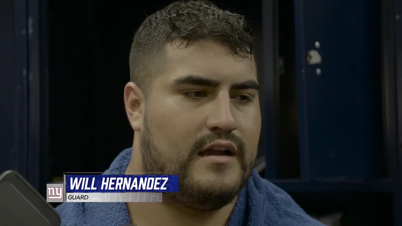 Will Hernandez on play of O-line