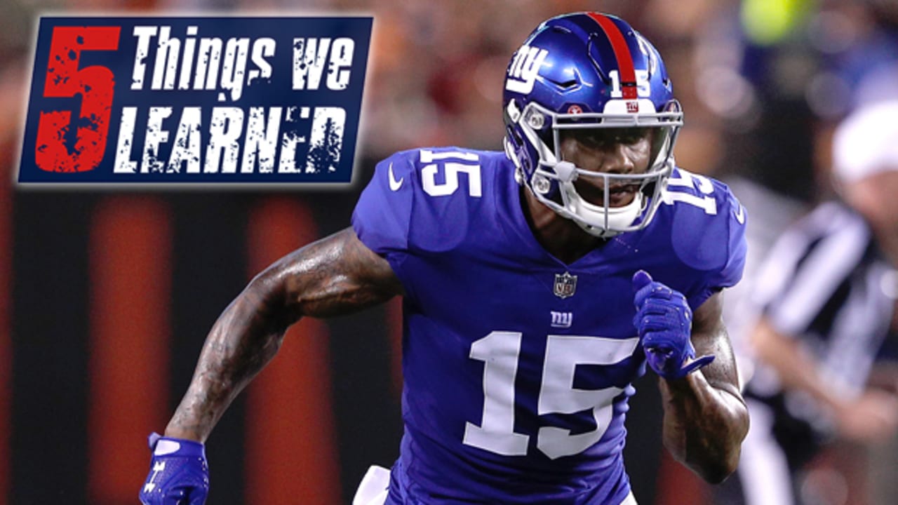 5 things we learned at Giants practice (9/4)