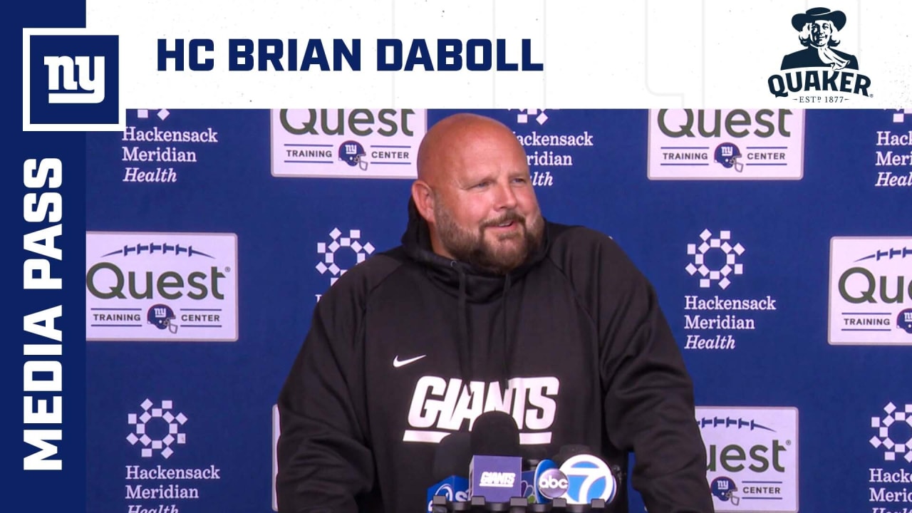 Coach Brian Daboll previews Giants Minicamp