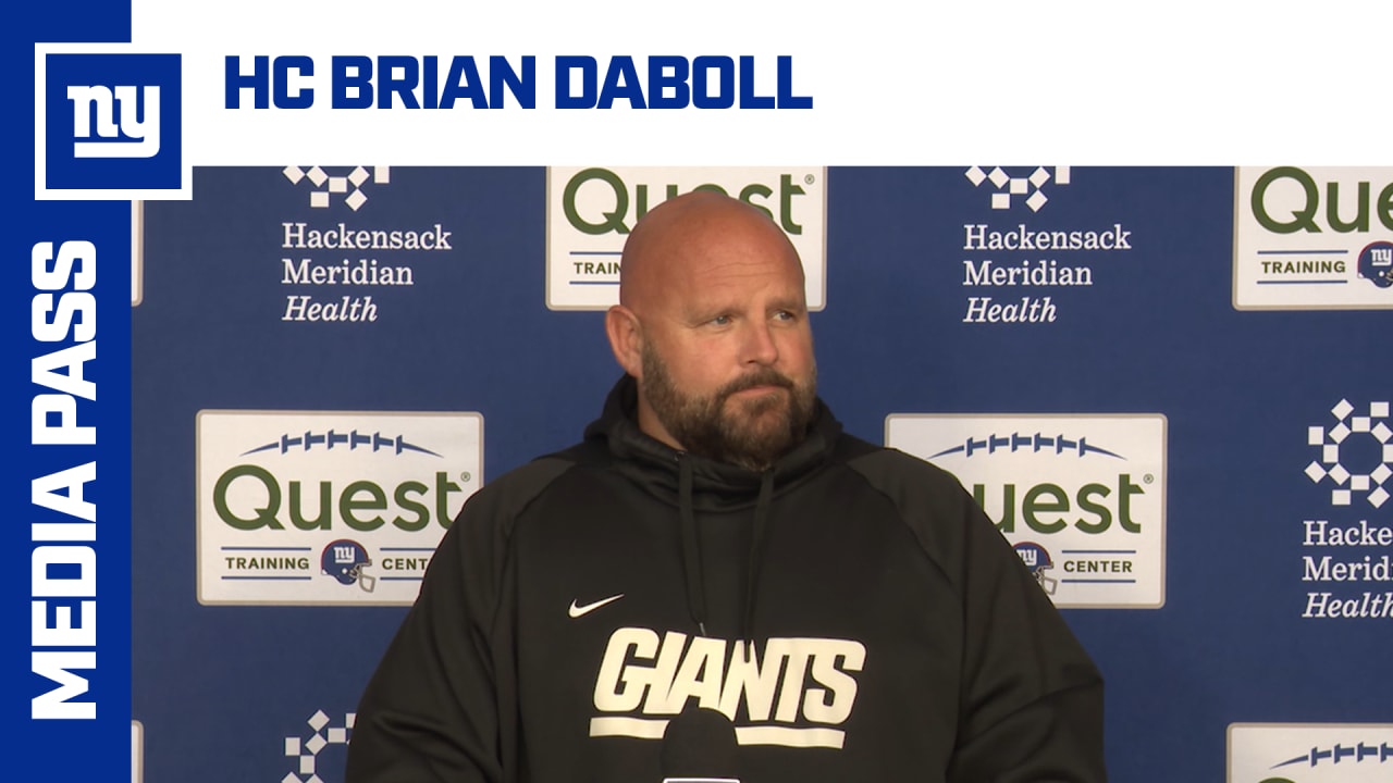 Coach Brian Daboll updates Daniel Jones status