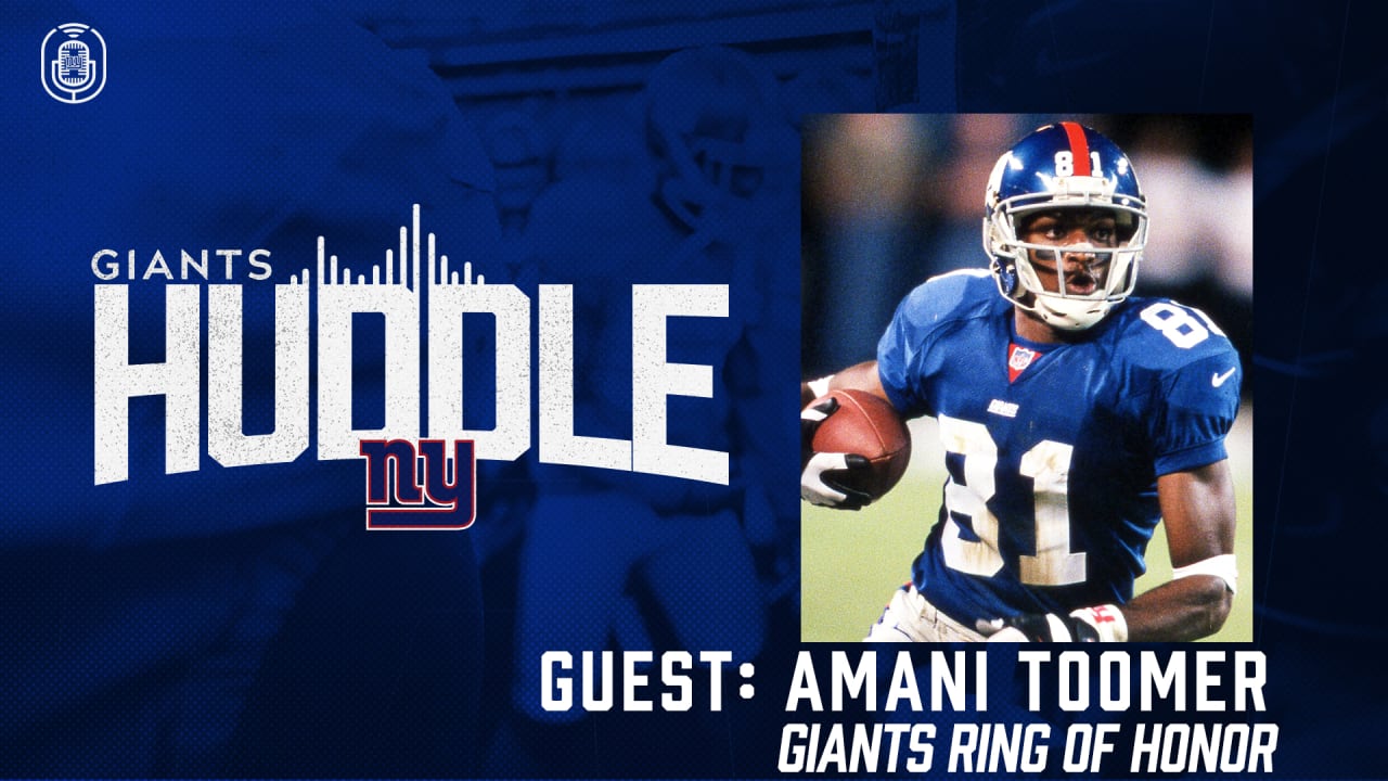 Giants Huddle | Amani Toomer