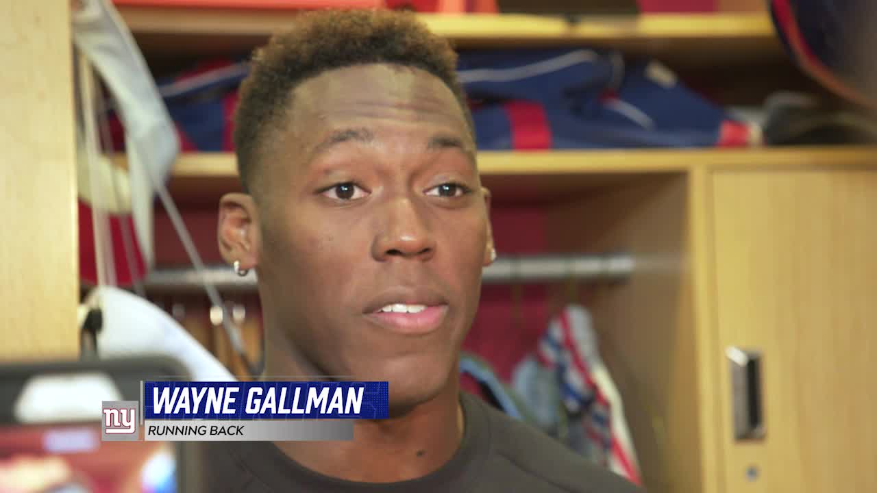Wayne Gallman on increased role with Barkley out