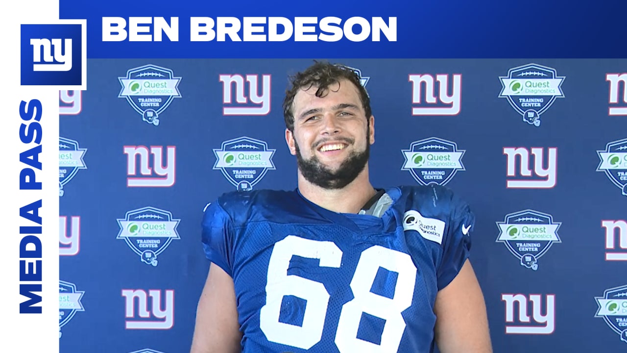 G Ben Bredeson on joining the Giants