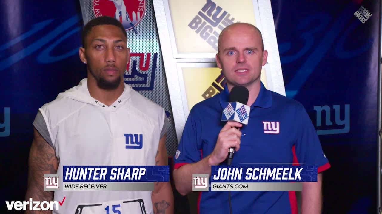 Giants Insider: WR Hunter Sharp