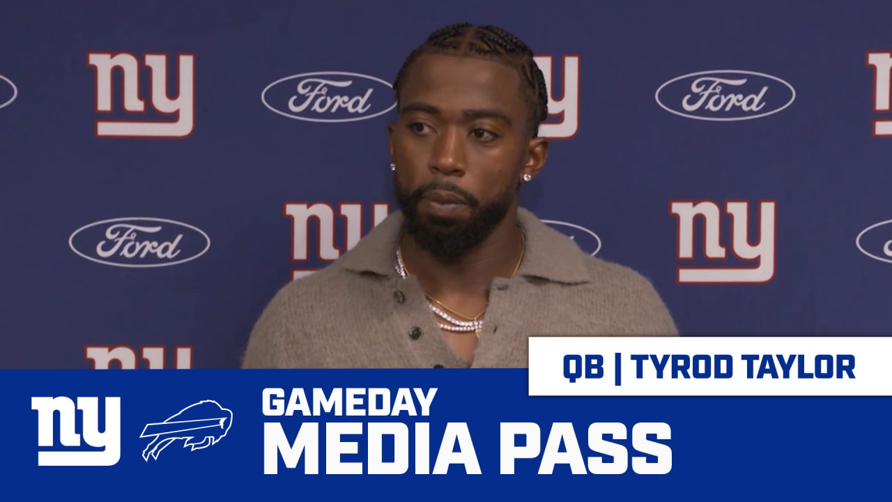 QB Tyrod Taylor breaks down key moments from Giants vs. Bills