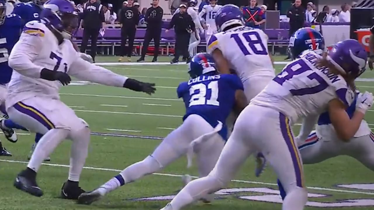 Landon Collins makes key tackle on Justin Jefferson | Giants vs. Vikings Highlights