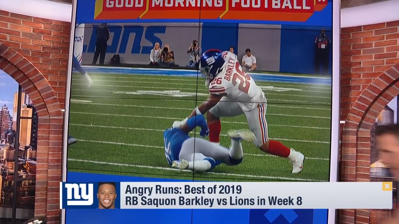 'Good Morning Football' features Saquon among best angry runs of 2019
