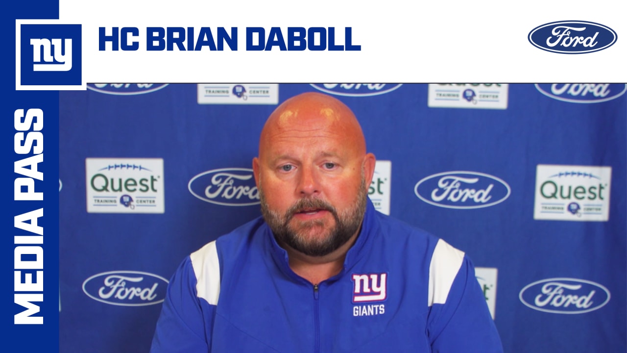 Coach Brian Daboll on latest with injuries, roster moves