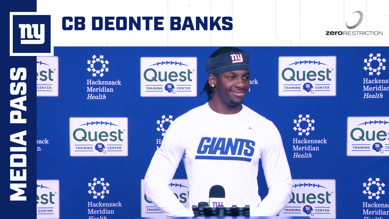 CB Deonte Banks talks stepping onto NFL field for 1st time