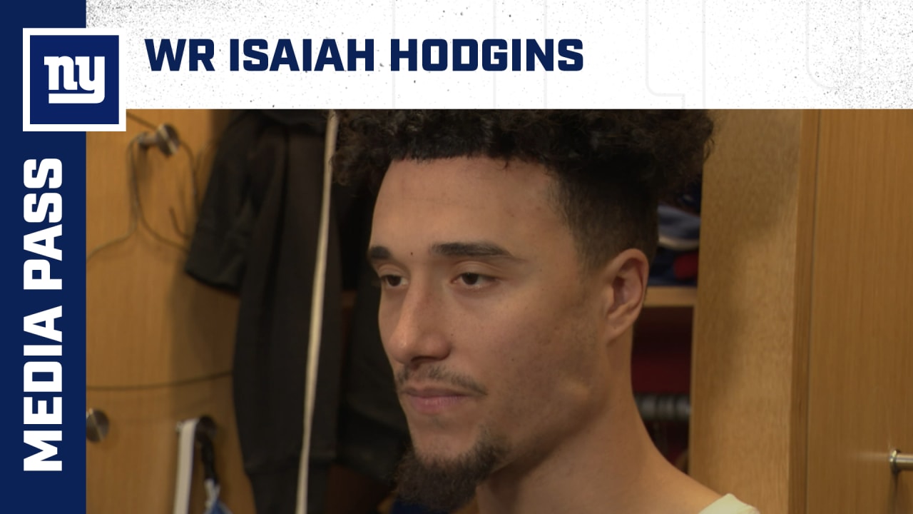 WR Isaiah Hodgins: 'Another game of trying to go 1-0'
