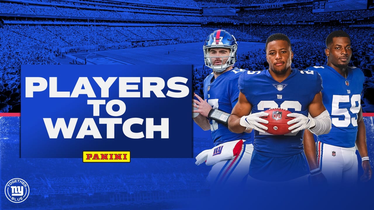 5 players to watch in Giants vs. Washington