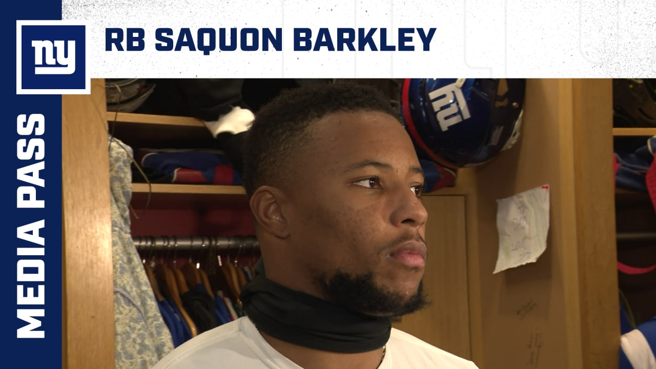 RB Saquon Barkley talks coming off career-high 35 carries