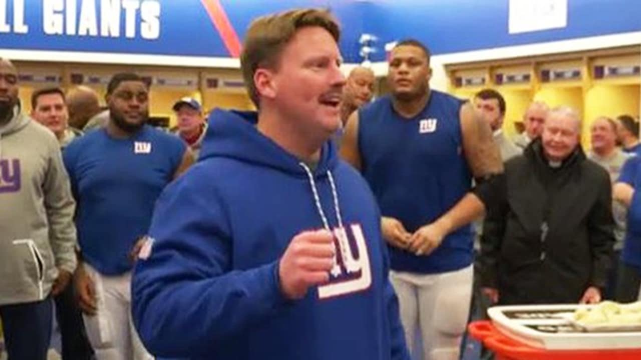 Watch Giants locker room celebration