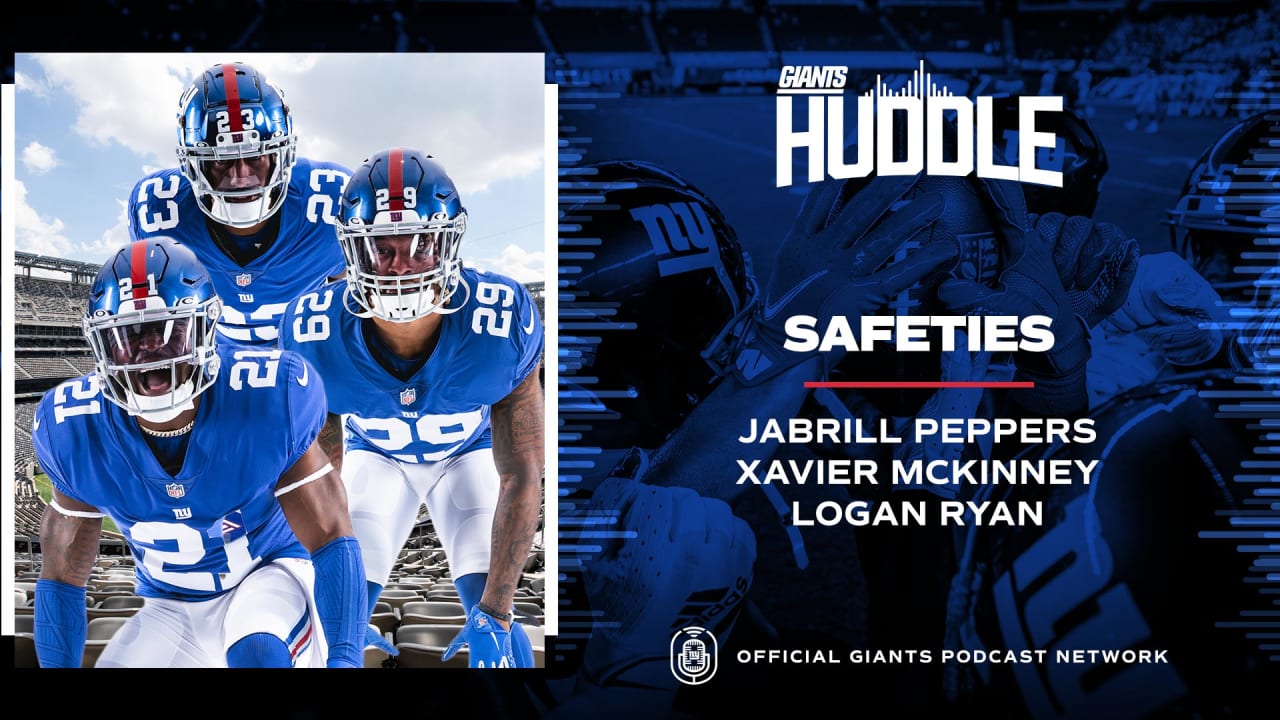 Giants Huddle | Xavier McKinney, Jabrill Peppers and Logan Ryan