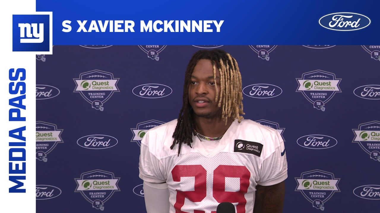 S Xavier McKinney on talking Wink Martindale's defense with Eric Weddle
