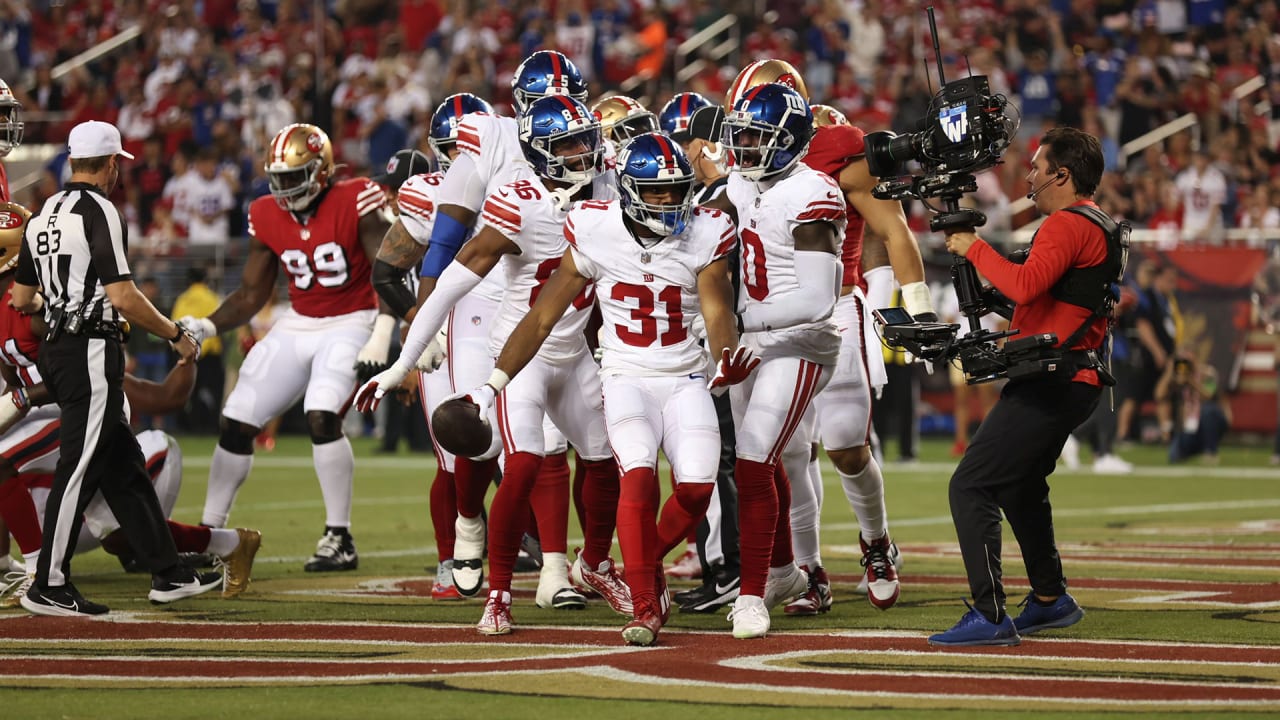 Watch highlights from Giants vs. 49ers